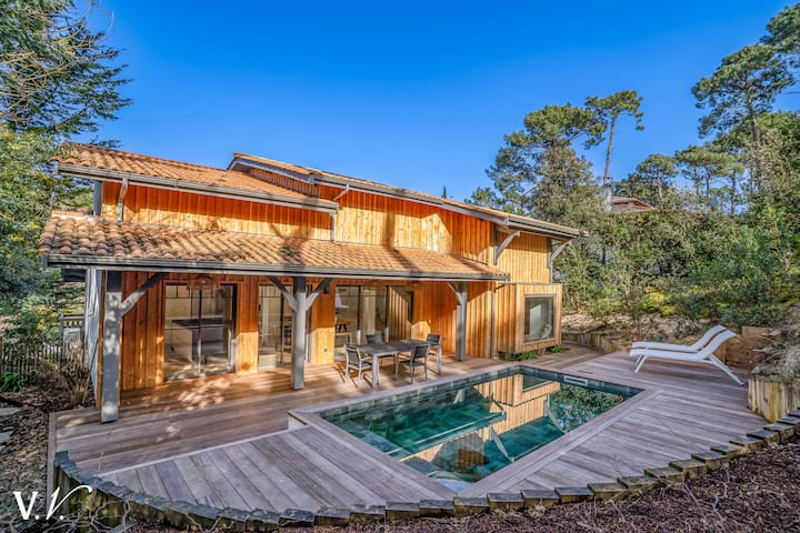 Villa Rénovée Au Pyla Avec Piscine, Plage à 10 Min - Bassin d'Arcachon