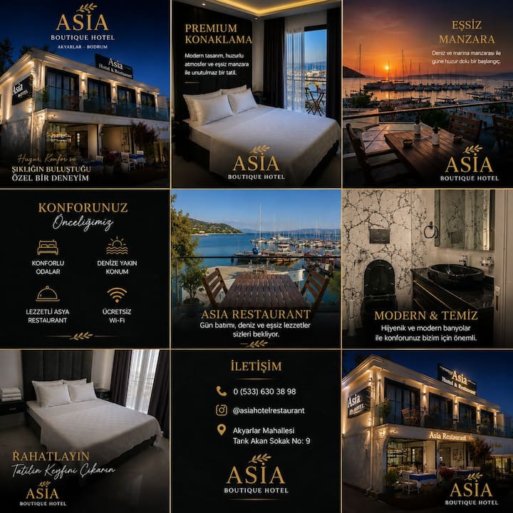 Asi̇a Hotel&restaurant - Turgutreis