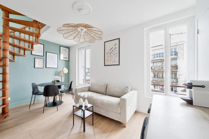 Duplex Design 2 Niveaux - 5 Min Gustave Roussy - Villejuif
