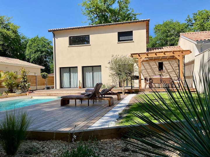 Casamare - Maison Avec Piscine à 10 Min Des Plages - Vendays-Montalivet