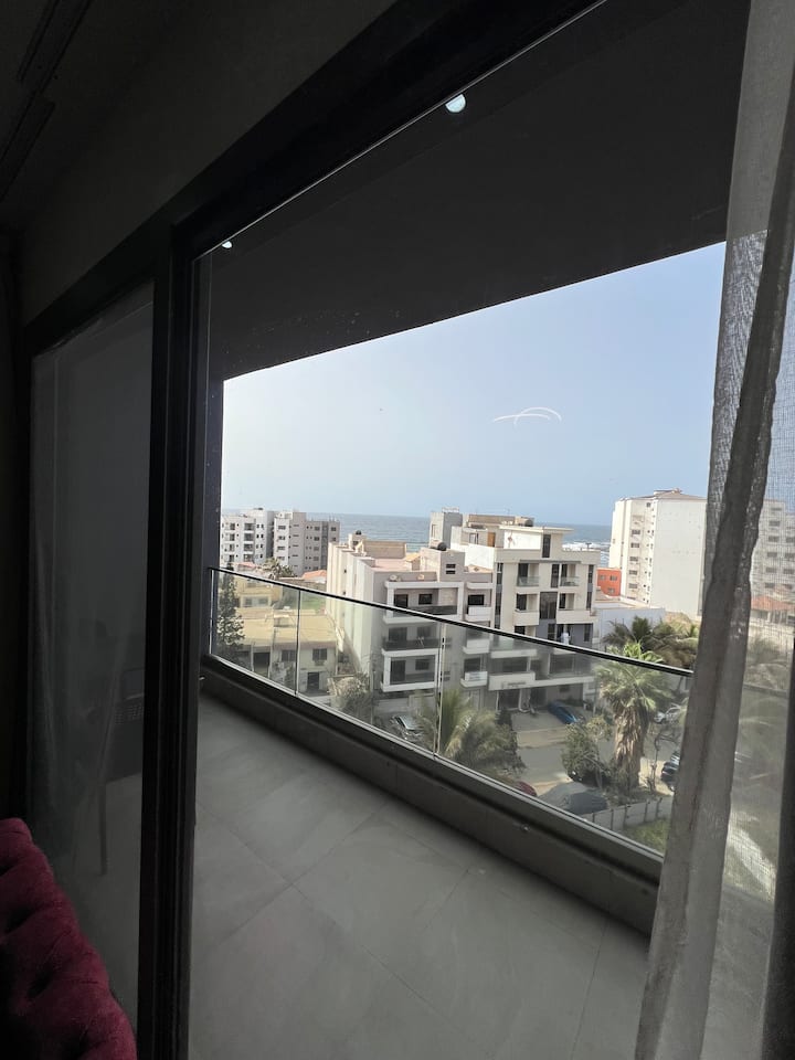 Luxueux Appartement Vue Océan Terrasse & Netflix - Dakar