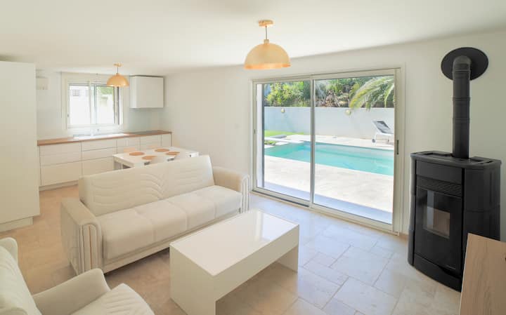 Joli Appartement Avec Piscine Sous Les Palmiers - Martigues