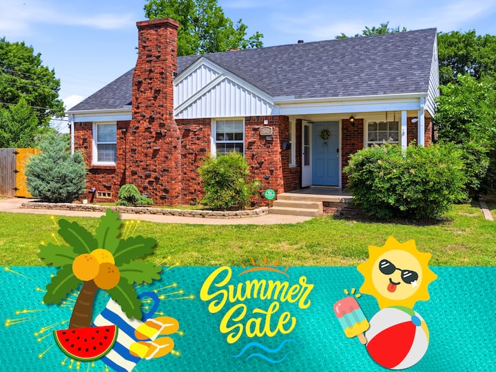 New Listing! Clementine Cottage - Family Friendly - Oklahoma City, OK