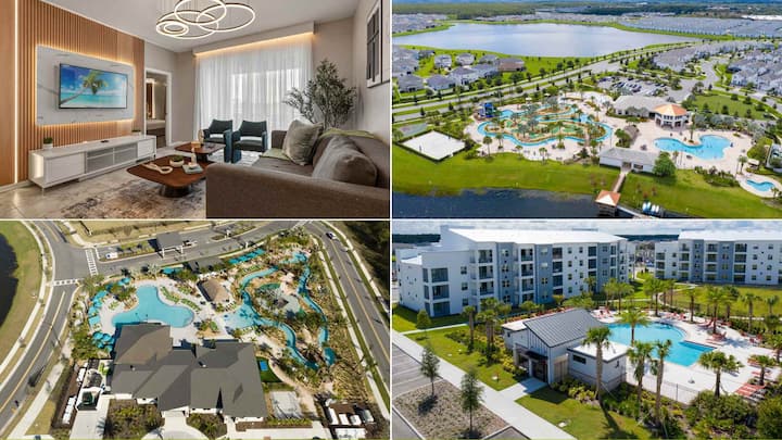 3121 Modern Condo Near Disney | Storey Lake Resort - Old Town, Kissimmee