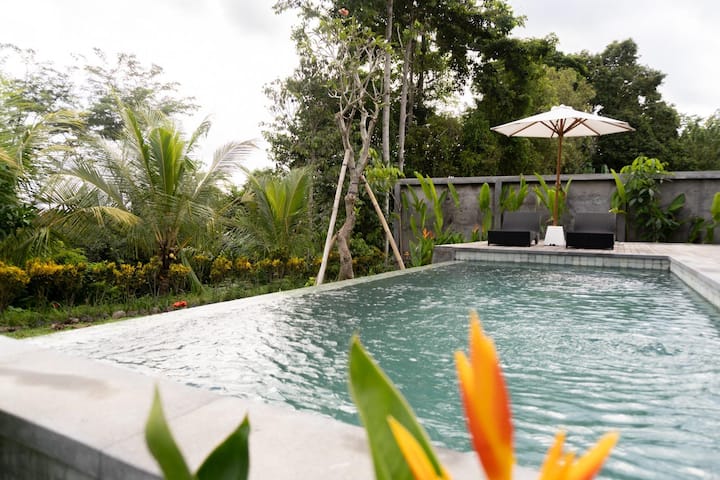 2br Ricefield View Private Pool Villa Sidemen - Sidemen