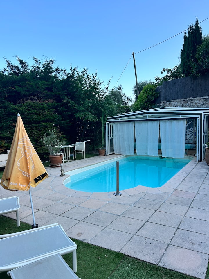 Dépendance 2p Jardin & Piscine - Portes De Monaco - Èze