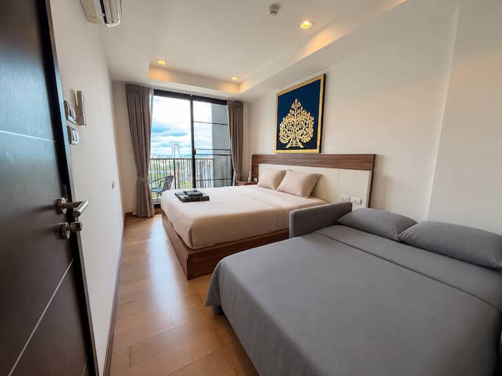 Theastra/1br/10thfloor/pool&city View/rooftop Pool - 치앙마이