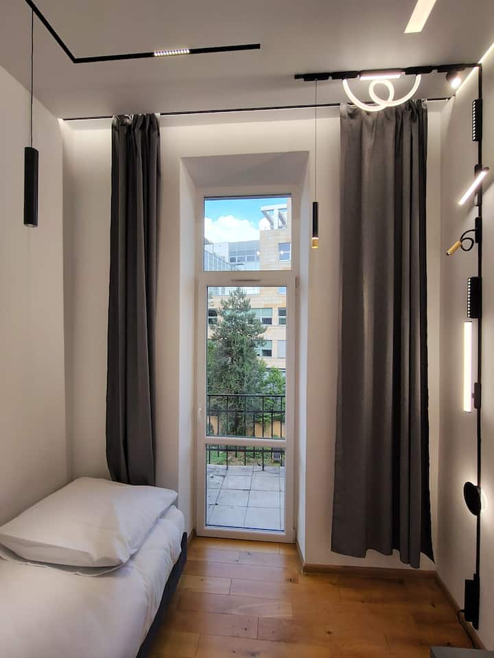 Single Studio, Designer's Dream, Balcony, Central - Krakow