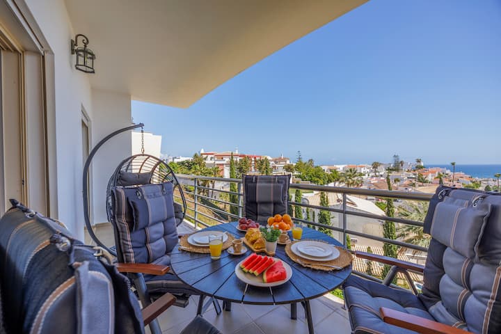 Charming Sea View, 1 Bedroom Apartment, Albufeira - Albufeira