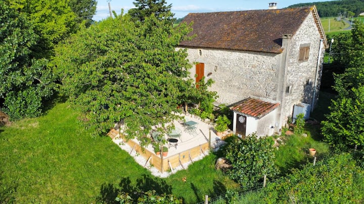 Une Terrasse Sur Les Coteaux • Vue, Calme, Nature - Villeneuve-sur-Lot