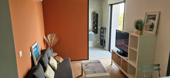 Appartement Cosy Vue Mer Avec Piscine - La Garde