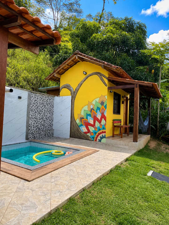 Chalé Romântico No Sana | Hidro + Piscina - Macaé