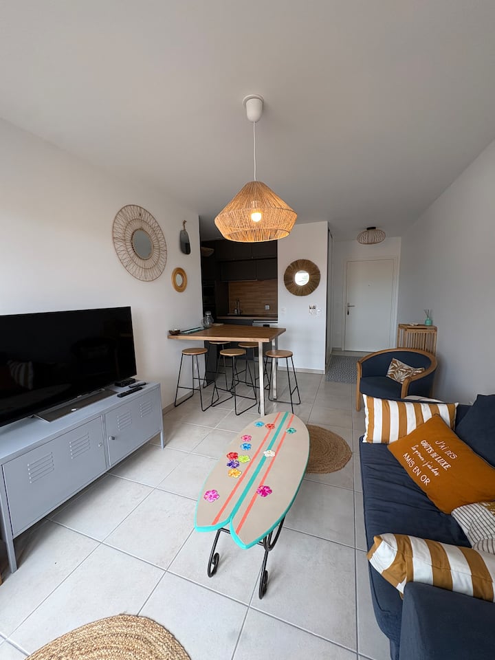 Charmant 2 Chambres à 600m De L'océan -Tout à Pied - Mimizan Plage