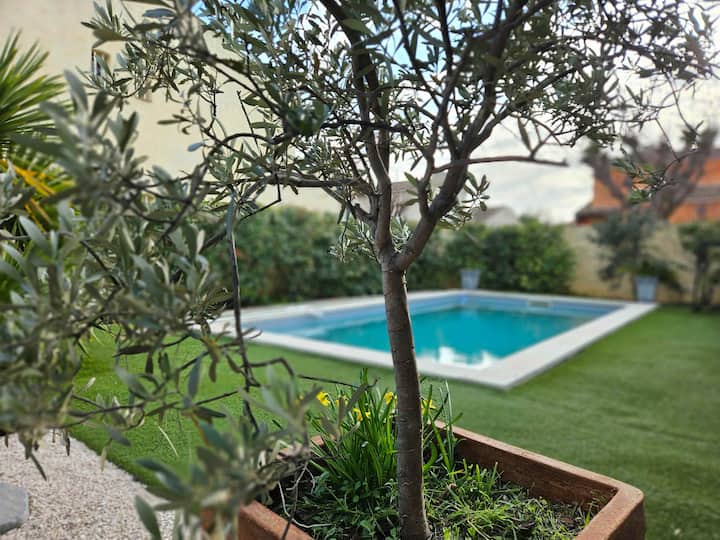 Maison Familiale Avec Piscine Proche De La Mer - Saint-Cyr-sur-Mer