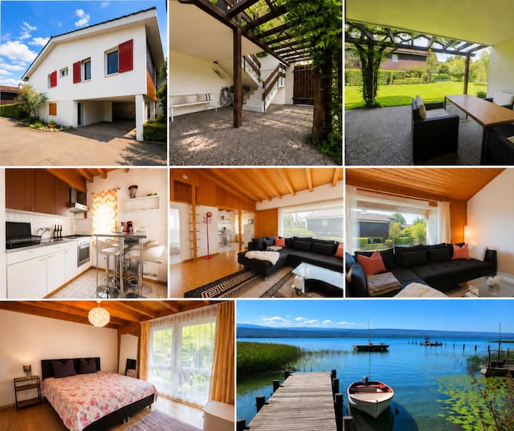 Ferienhaus Mit Charme & Privatem Seezugang - Murten