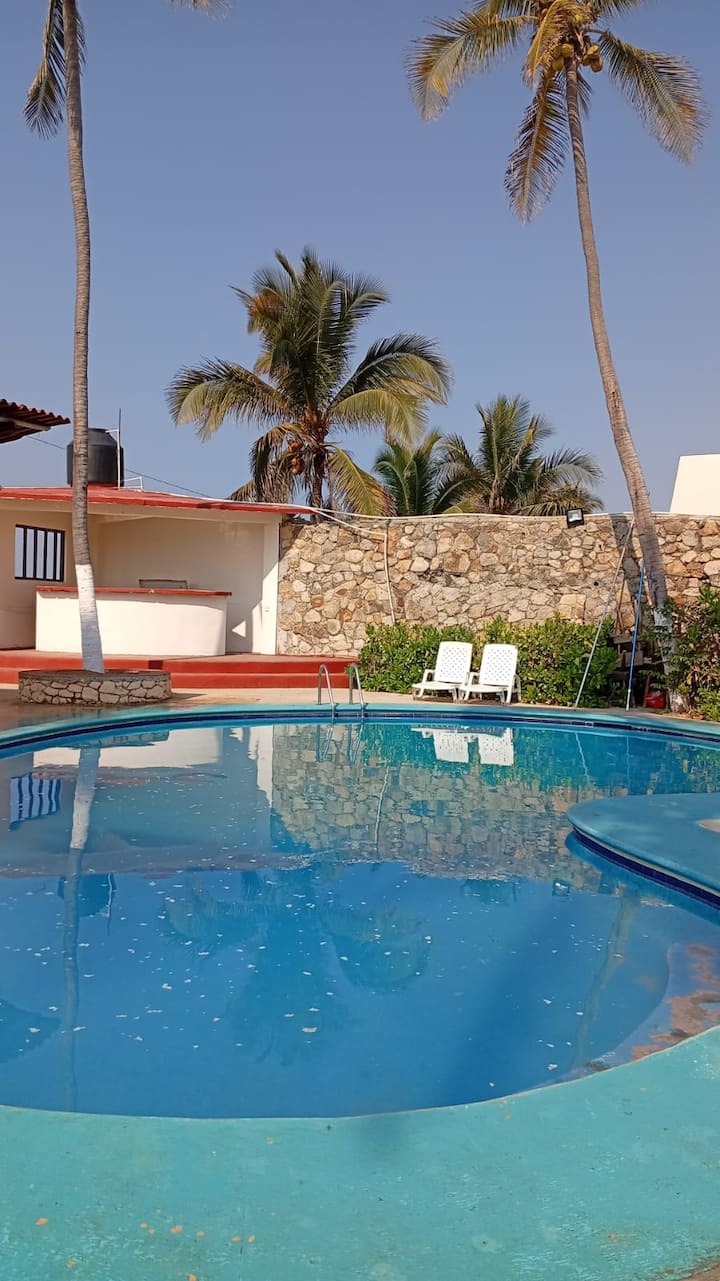 Villa Completa 25 Personas Pie De La Cuesta - Acapulco
