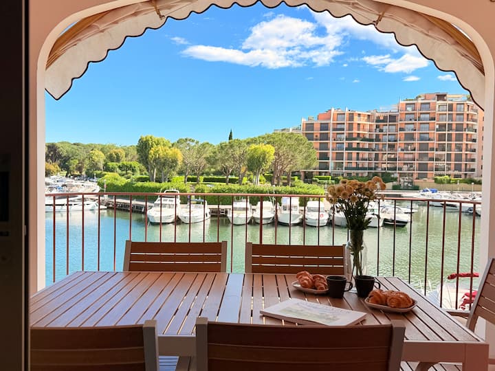 Spacious Marina View Apartement - Mandelieu-la-Napoule