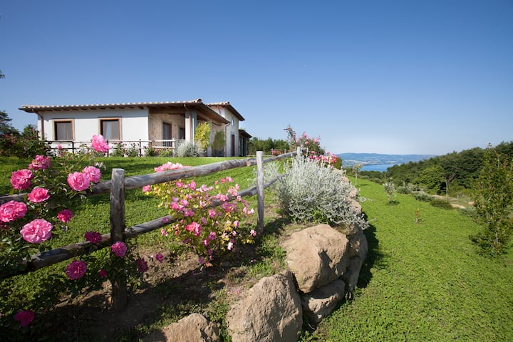 Villa Panorama With Pool On Bolsena Lake - Italia