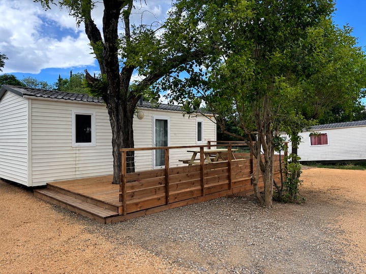 Mobil-home 6 Pers Piscine & Rivière Ardèche - Ruoms