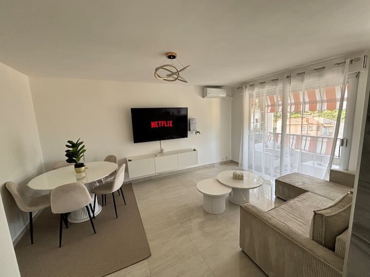 T2 Suite Parentale à 10 Min Plages - Cagnes-sur-Mer