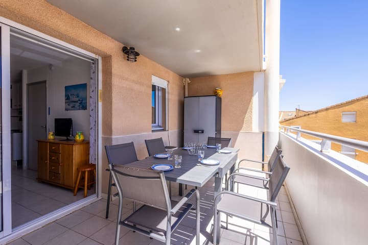Le Clos Marin - Appartement Tout Confort à 300m De - Valras-Plage