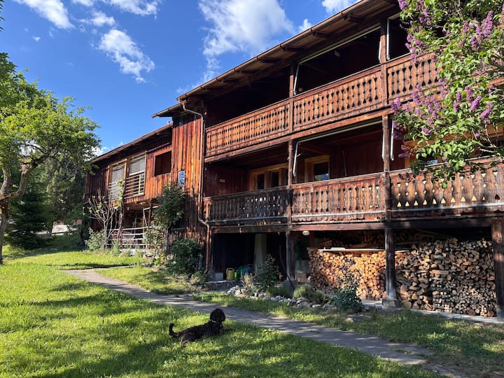 Sonniges Walserhaus Mit Panorama Und Garten - Pany