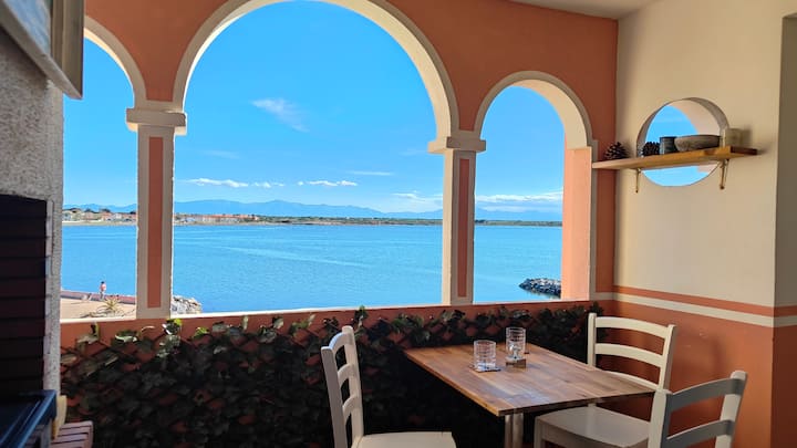Bel Appartement Vue Lac Et Montagne - Le Barcarès