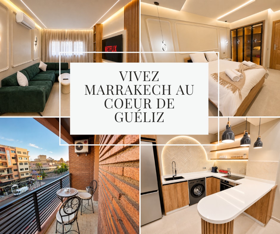 Vue sur le théâtre Gueliz - Appartements à louer à Marrakech, Marrakesh ...