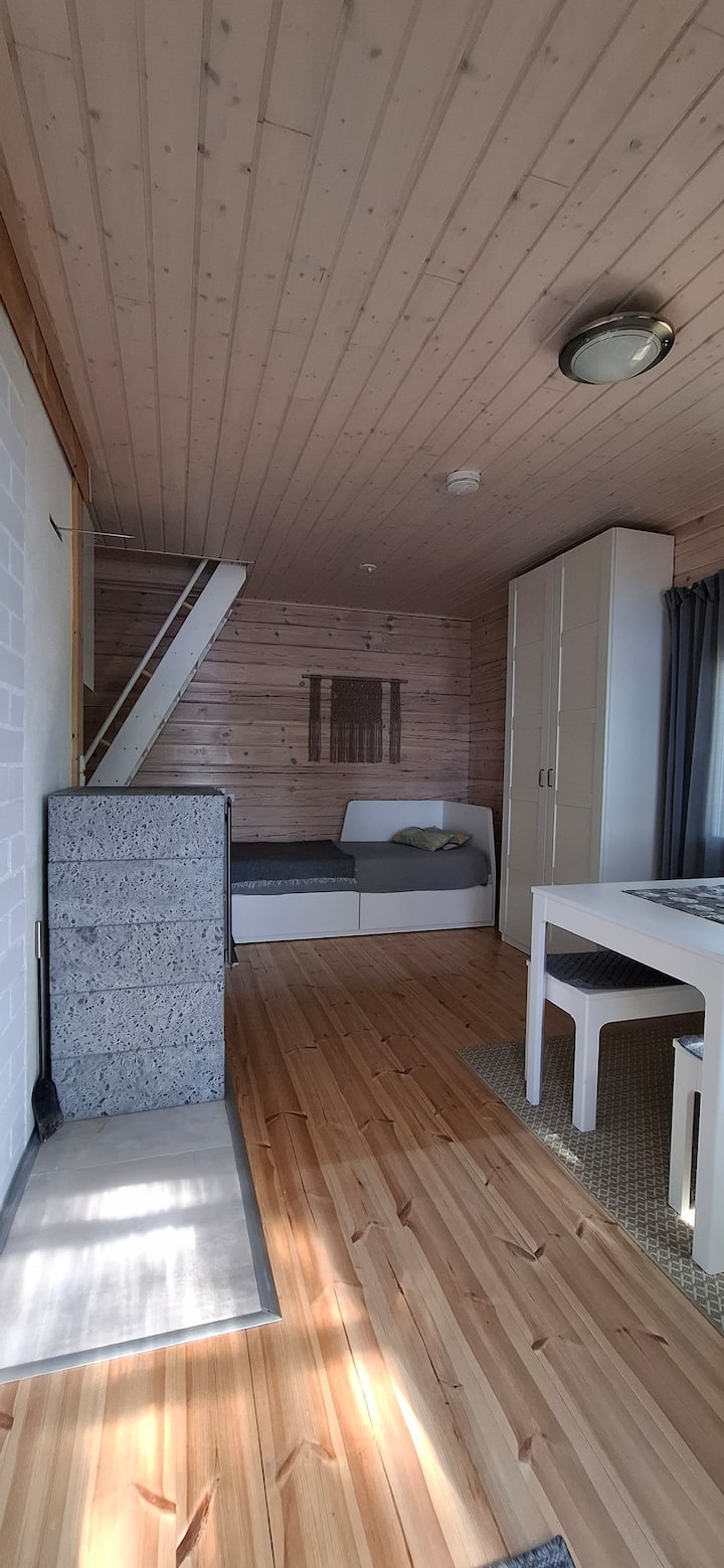 Pieni Hirsimökki Omalla Hiekkarannalla - Finland