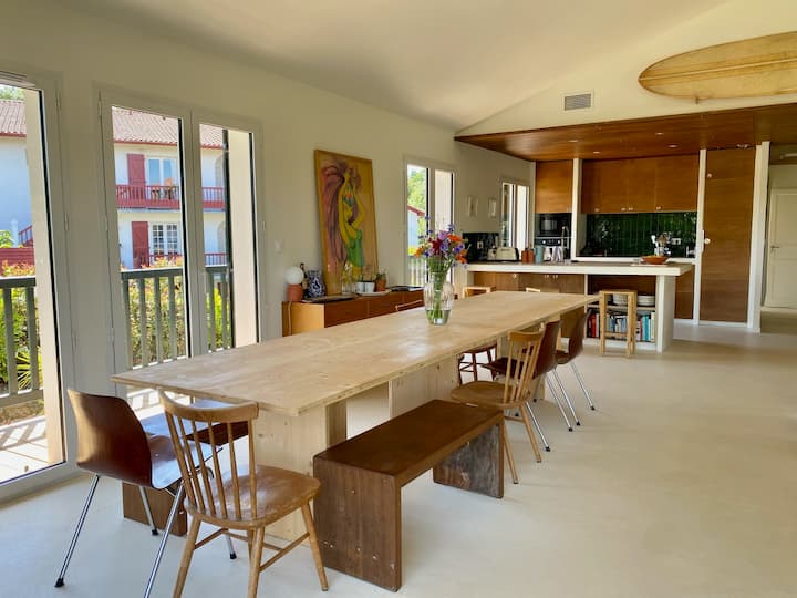 Villa Avec Piscine & Clim, 10p, Proche Guéthary - Sare