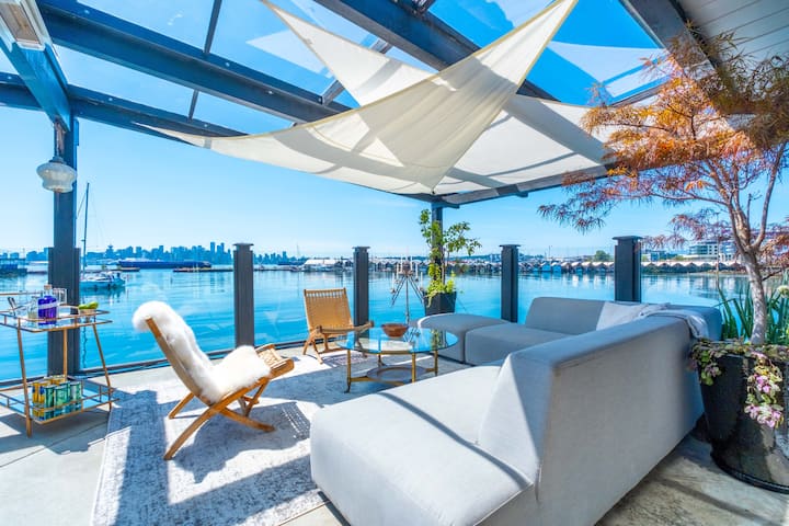 Vancouvers Largest Float Home | Ocean & City Views - Vancouver