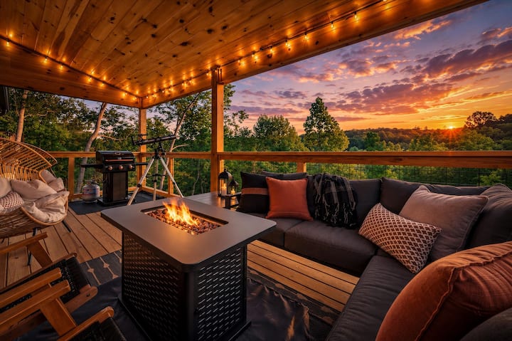 Modern Mountain Cabin: Hot Tub, Infrared Sauna, Ev - Gatlinburg, TN