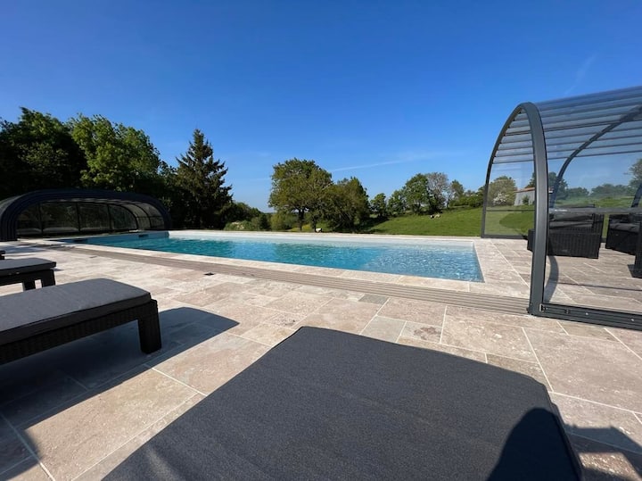 "D'elbée & Charette" - Piscine Et Campagne - @La_m - Aizenay