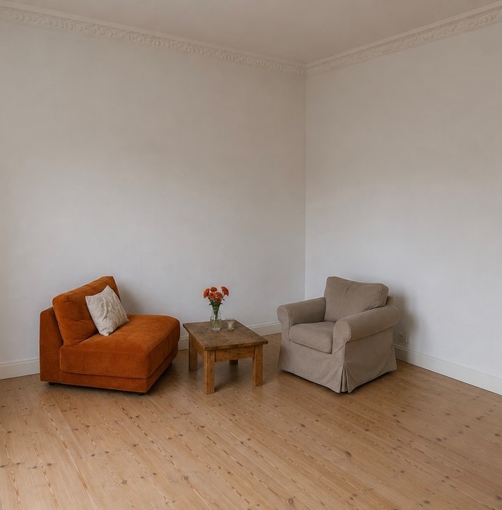 Rumlig Og Minimalistisk Lejlighed I Centrum - Aarhus