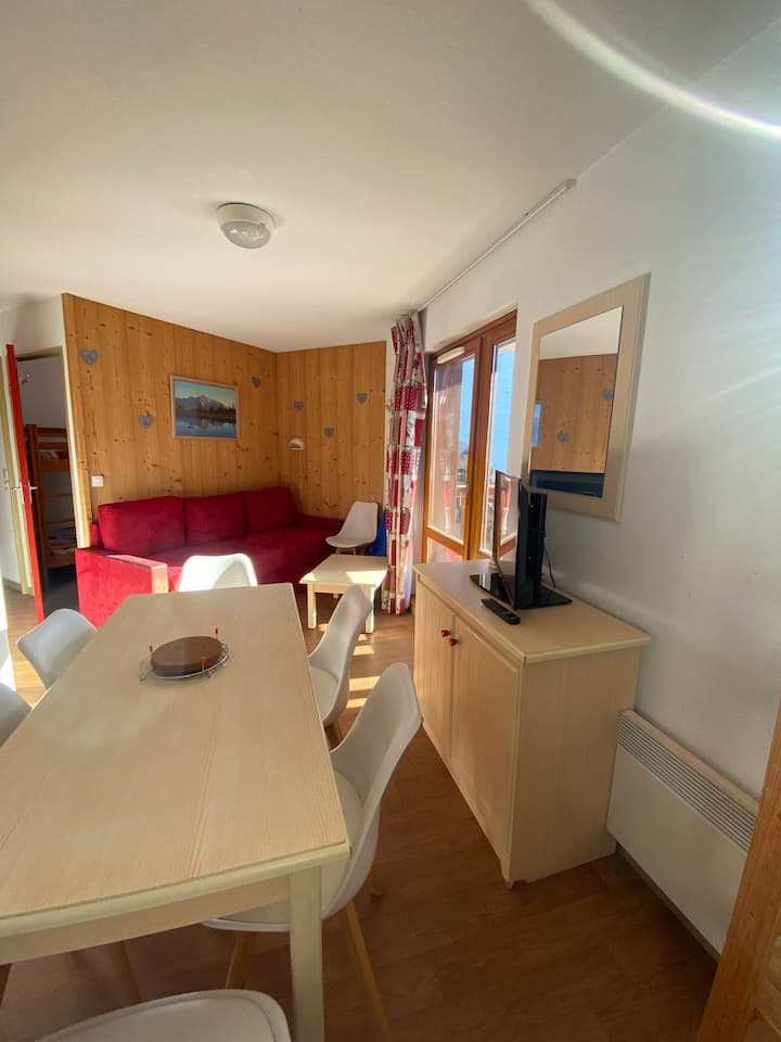 3 Chambres Et 1 Balcon Au Pied Des Pistes - Saint-François-Longchamp