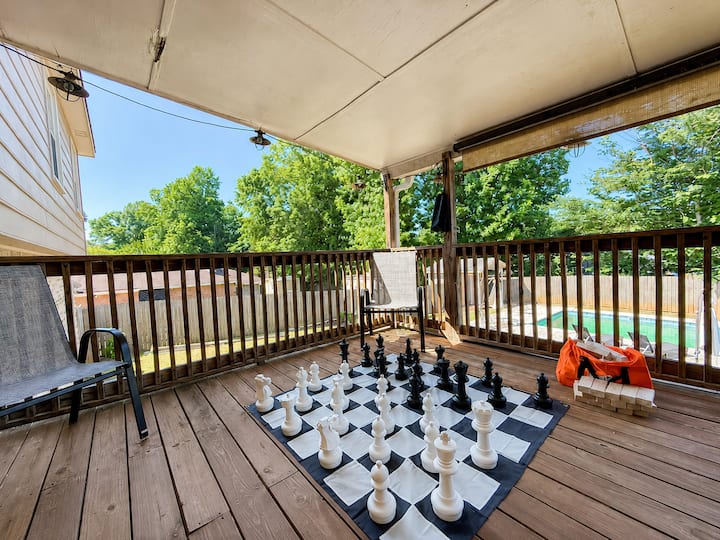 Owl Post | Cinema & Game Room · Pool · Pet Welcome - Columbus, GA