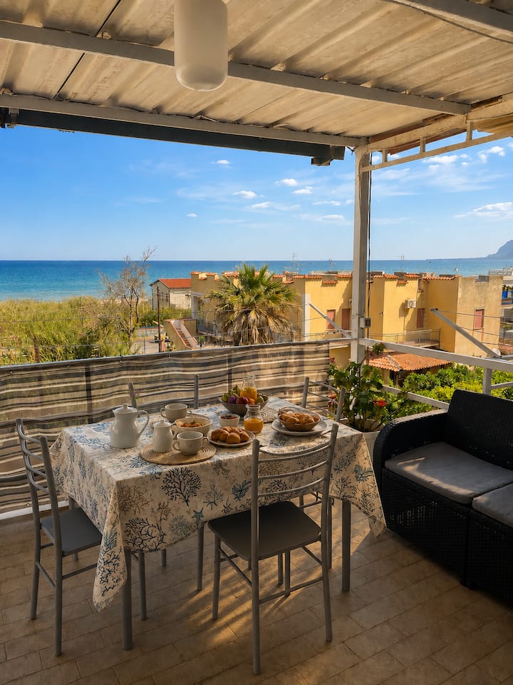 Trilocale Con Vista Mare - Brezza Marina E Relax - Alcamo