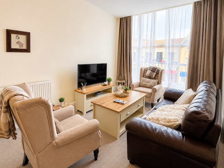 Bright Airy 2 Double Bedroom Flat In Town Centre - Berwick-upon-Tweed