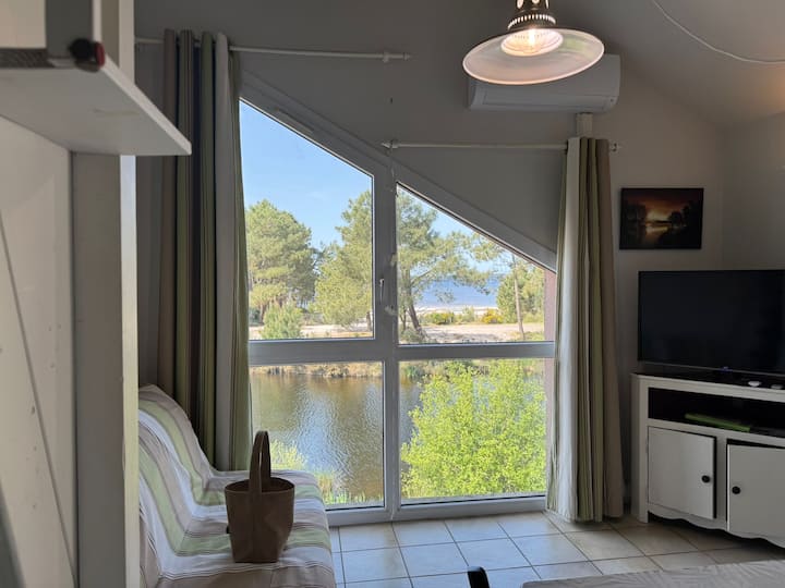 Appartement Avec Vue Imprenable Sur Le Lac - Hourtin Plage