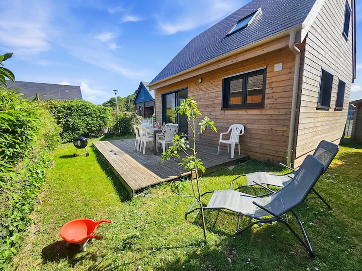 Chalet Neuf Cosy Bord De Mer 3 Chambres - Calvados