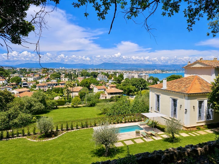 Cap Dantibes ÉLégance & Calme, Piscine, Vue Mer - Juan-les-Pins