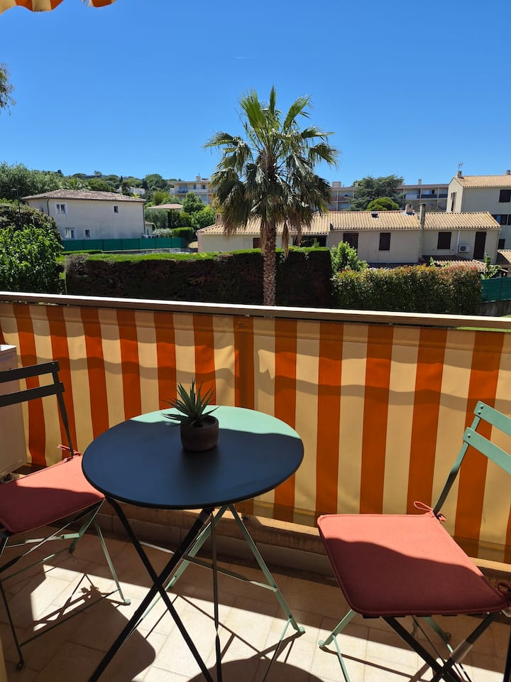 26 - Appartement Agréable, Résidence Calme/piscine - Antibes