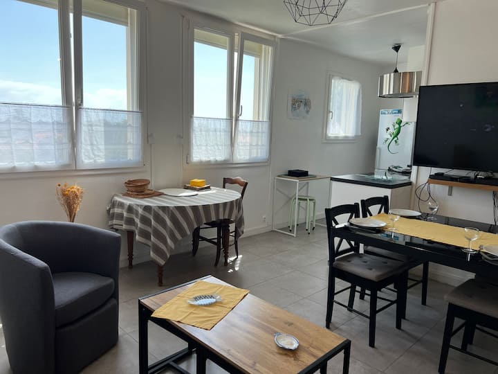 ღ Le Calmette • T3 Wifi, Lumineux Et Parking - La Rochelle