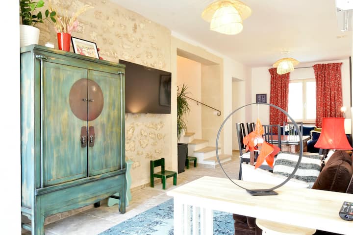 Belle Maison Entière, Terrasse, Jacuzzi, Garage - Fontvieille