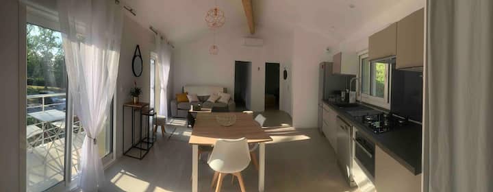 Appart 4 Pers Andernos Proche Plage & Bassin - Andernos-les-Bains