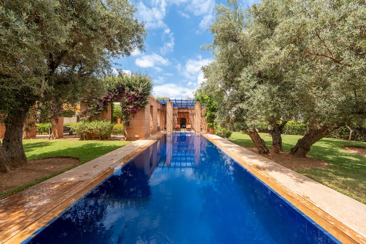 Villa Nour | Golf Amelkis, Piscine, 5 Chambres - Marrakech