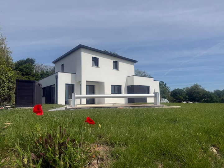 Villa L'oeil De L'horizon Avec Piscine - Plouarzel