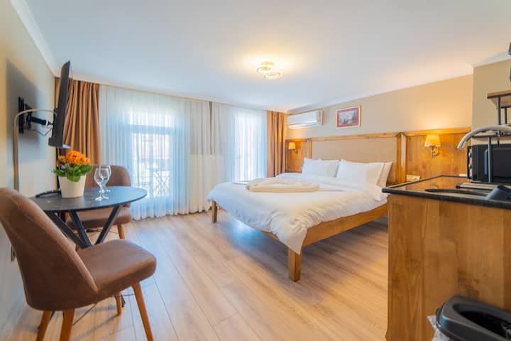 Luxury Studio With Low Ceilings And A Balcony 6 - Beykoz