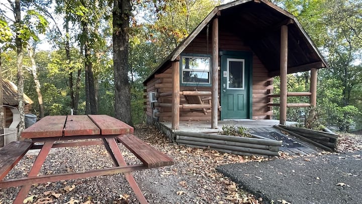 Camping Cabin | Full Bed & Bunk | Sleeps 4 - Hot Springs National Park, AR