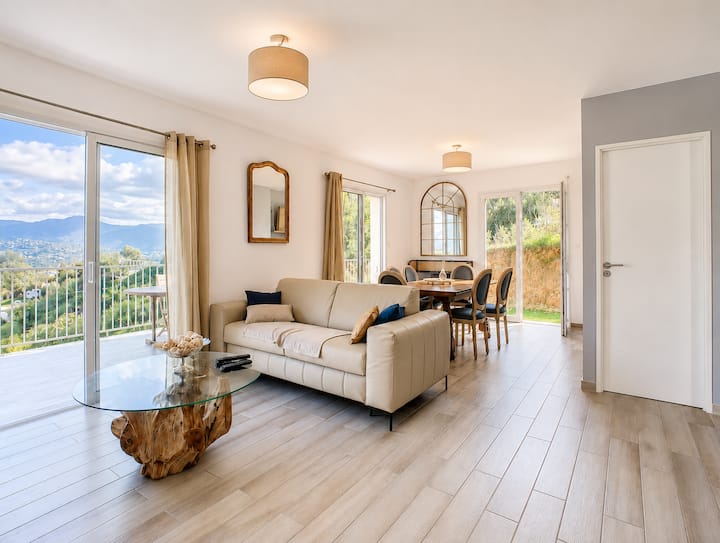 Villa Muvra - Vue Montagne Et Calme - Ajaccio